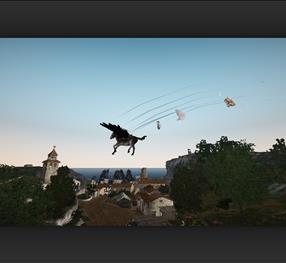 [Screenshots & Clips] [Donkuanatt] Flying Donkey?