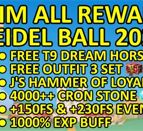[Game Play] FREE T9 DREAM HORSE, Outfit 3 Set, 4000+ Cron Stone, J's ...
