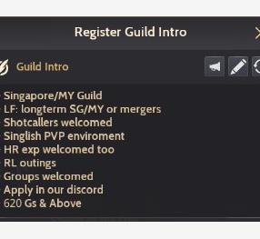 [Guild & Friends] [OurGuild] Hashtag! BDO SEA 2018 till now