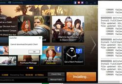 [General Gameplay] Cannot Download The Patch Client
