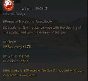 [Game Play] Ornette`s Spirit Essence - HP Permanent Potion | Black ...