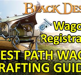 [Game Play] Forest Path Wagon Crafting Guide, Permanent Wagon That Can Sprinting (Black Desert ...
