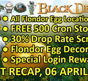 [Game Play] EVENT | All Flondor Egg Location Guide, FREE 500 Cron Stone ...