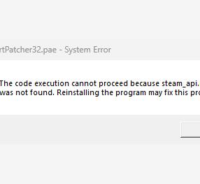 [General Gameplay] steam_api error when launching bdo