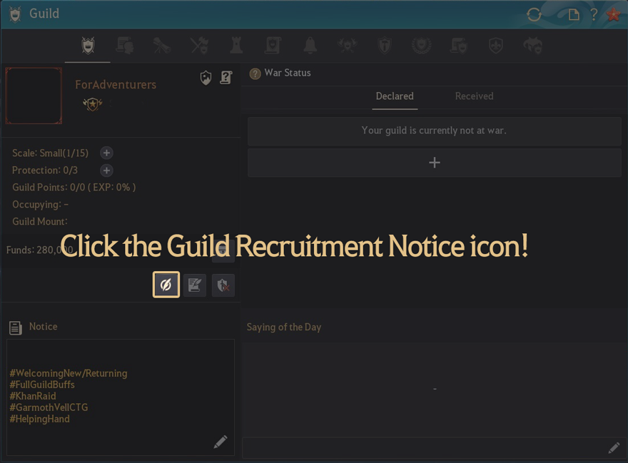 [Events] Promote Your Guild!