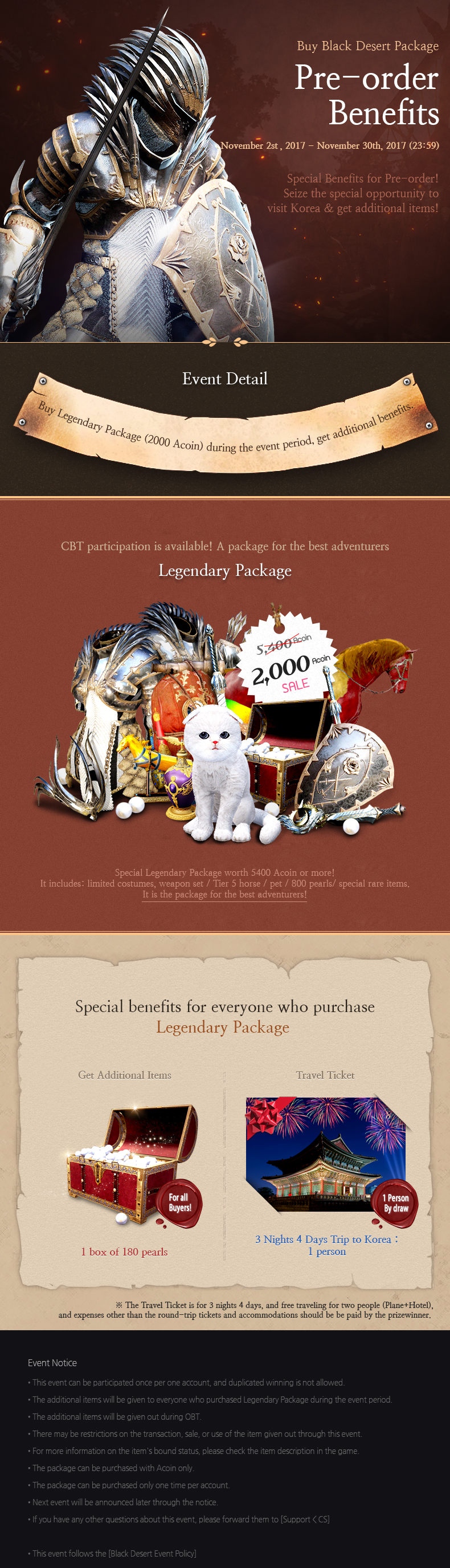 [Events] Buy Package - Pre-order Benefits | Black Desert Asia (TH/SEA)