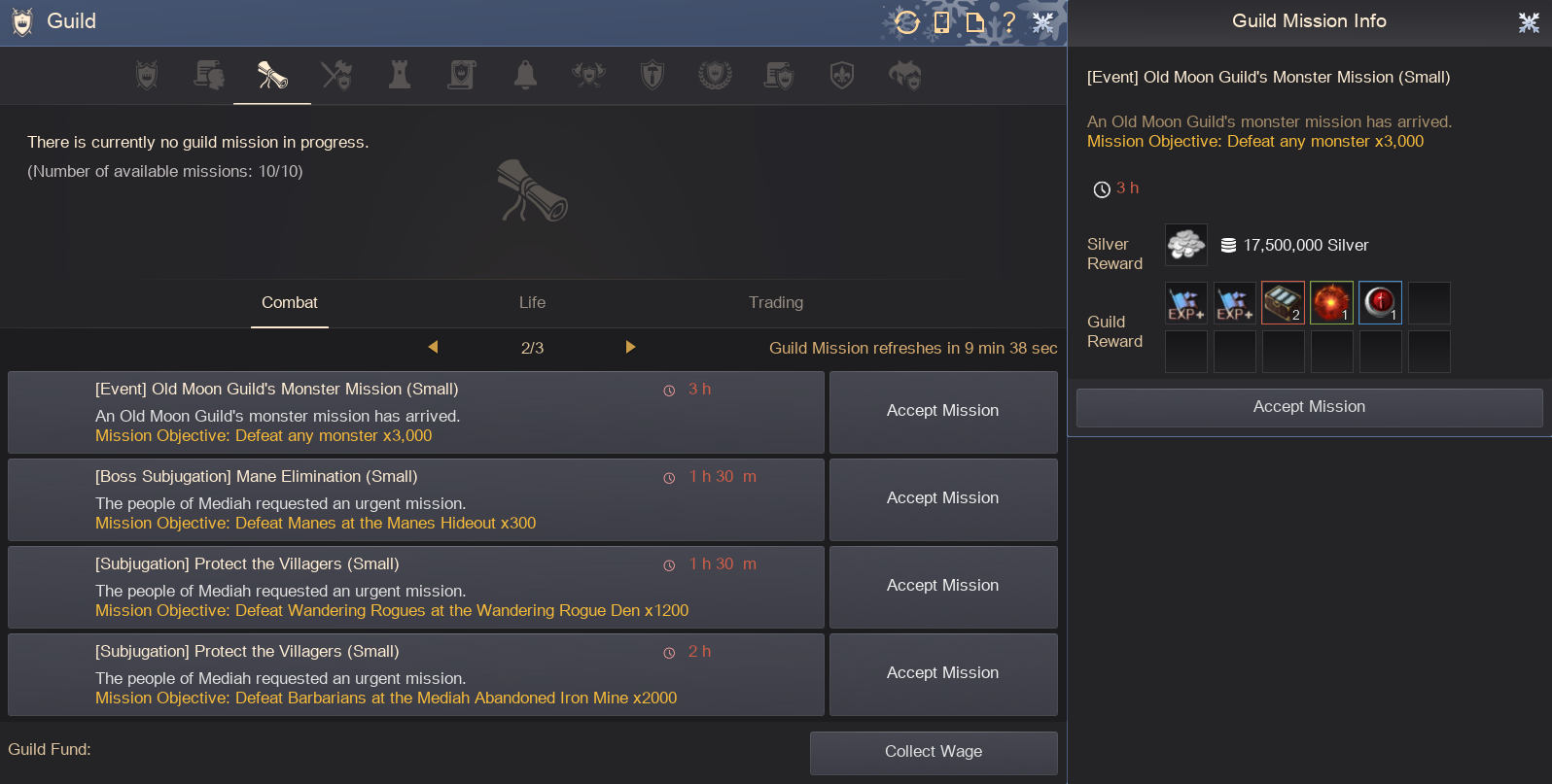 [Events] Call Your Guildmates, It’s Time for Guild Missions!