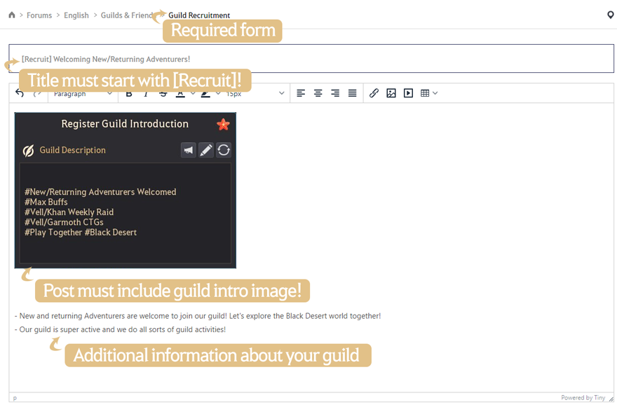 [Events] Guild Recruitment Campaign