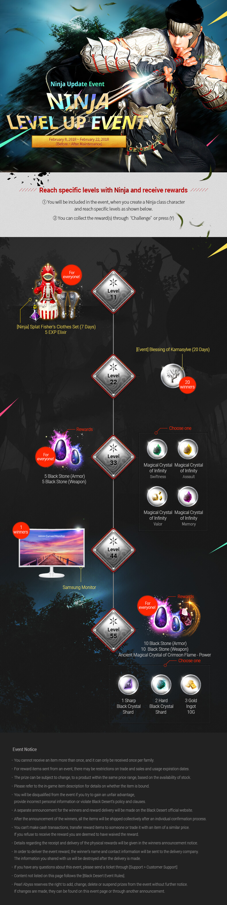 [Events] Ninja Level Up Event!