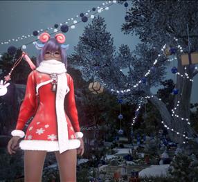 [สกรีนช็อต/วิดีโอ] [Christmas] Akko Christmas Photo -3-