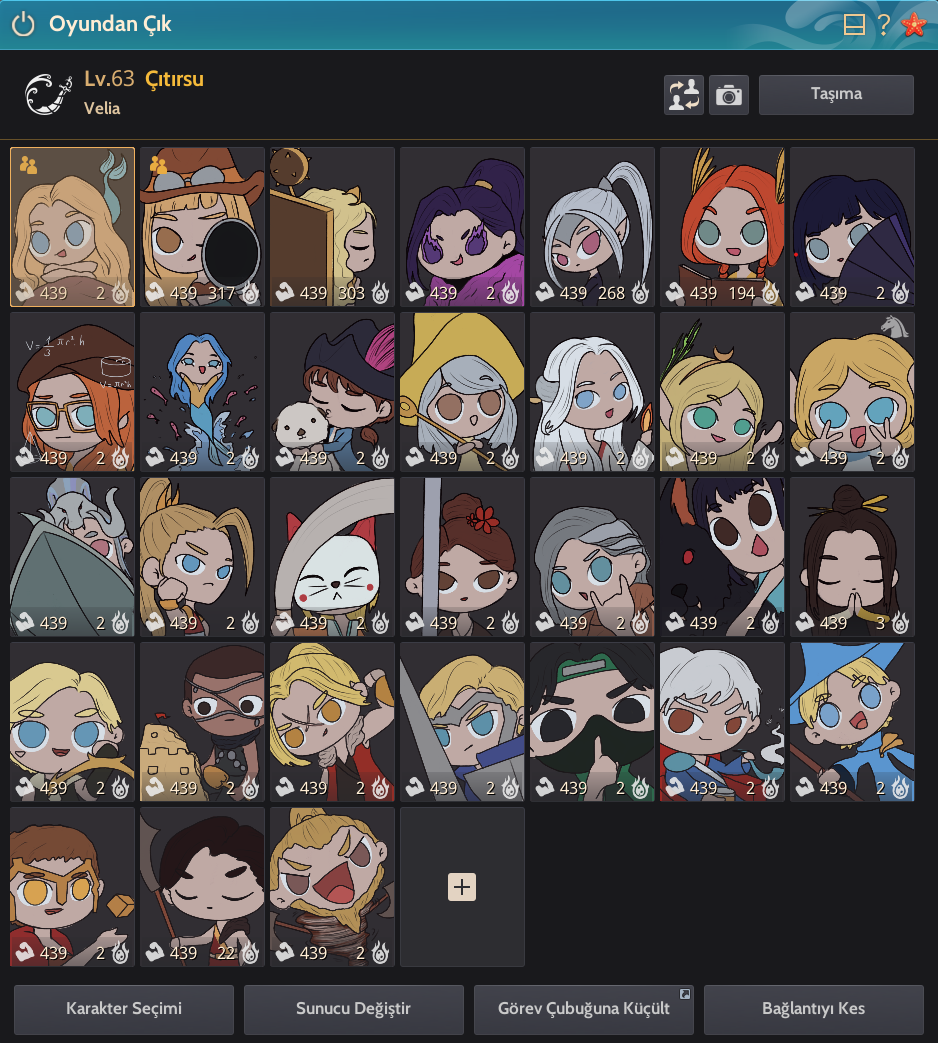 [Fan Art] [Karakter Seçim Ekranım] Chibi BDO | Black Desert Turkey/MENA