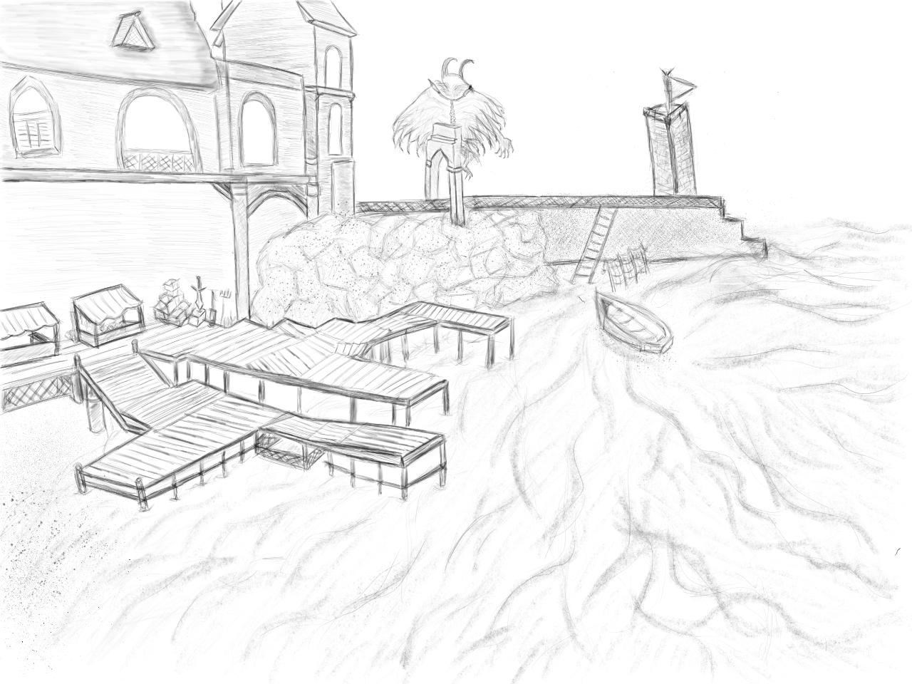 [Fan Art] [Buildings] Odyx Starry Midnight Port