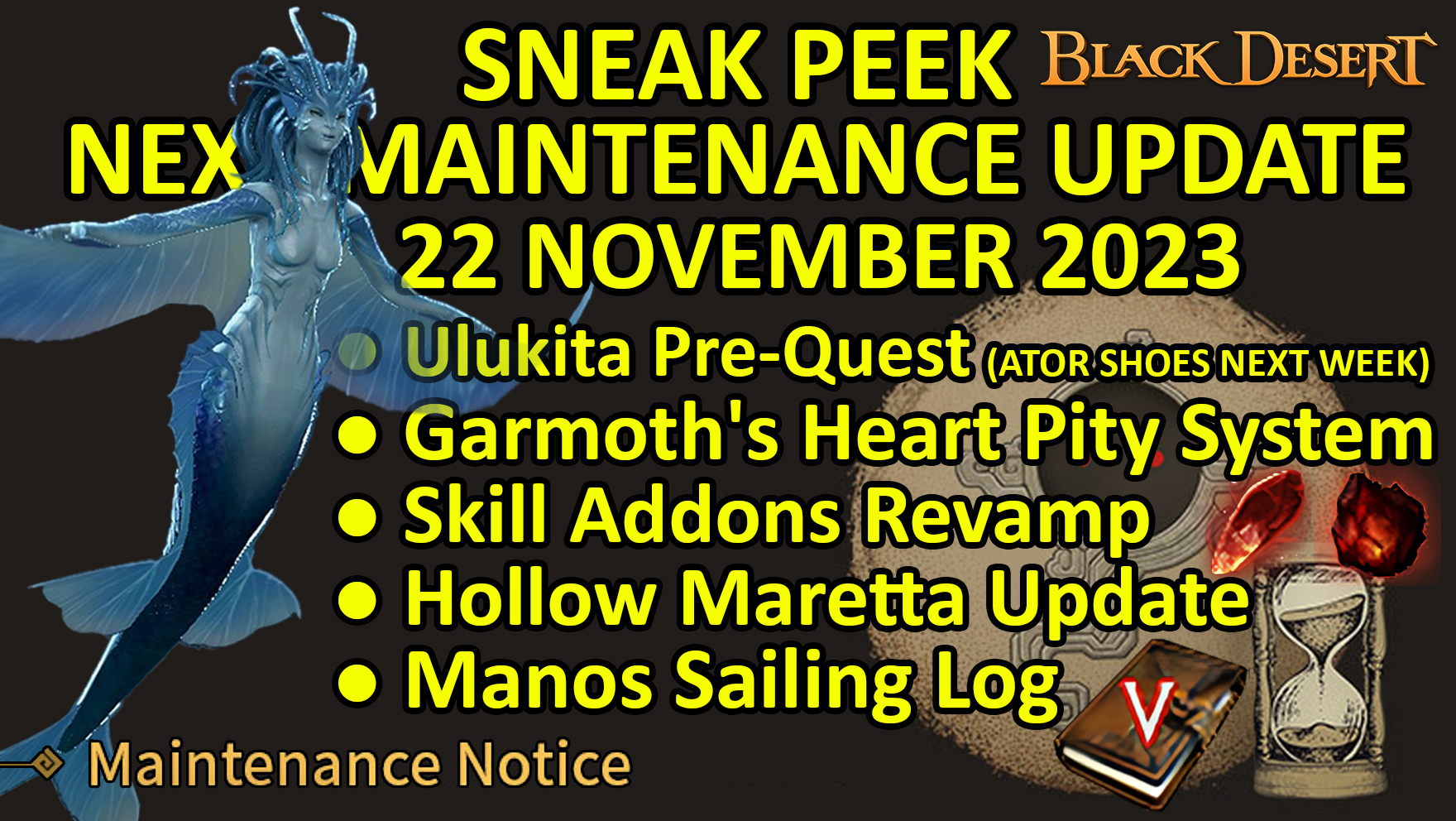 [Game Play] SNEAK PEEK | Ulukita Pre-Quest, Garmoth's Heart Pity System ...