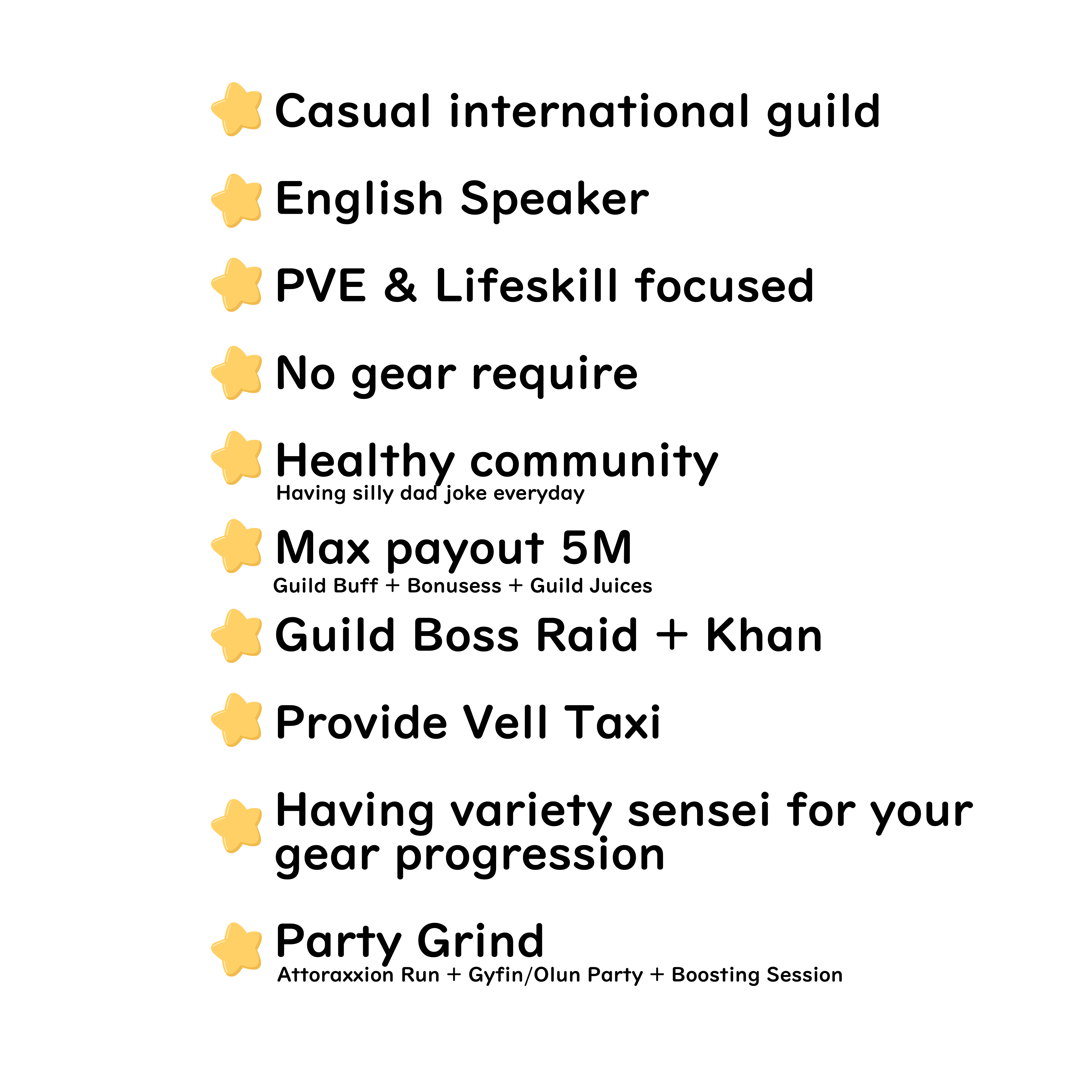 [Guild & Friends] [Growing Guild!] Stargazer Recruiting.