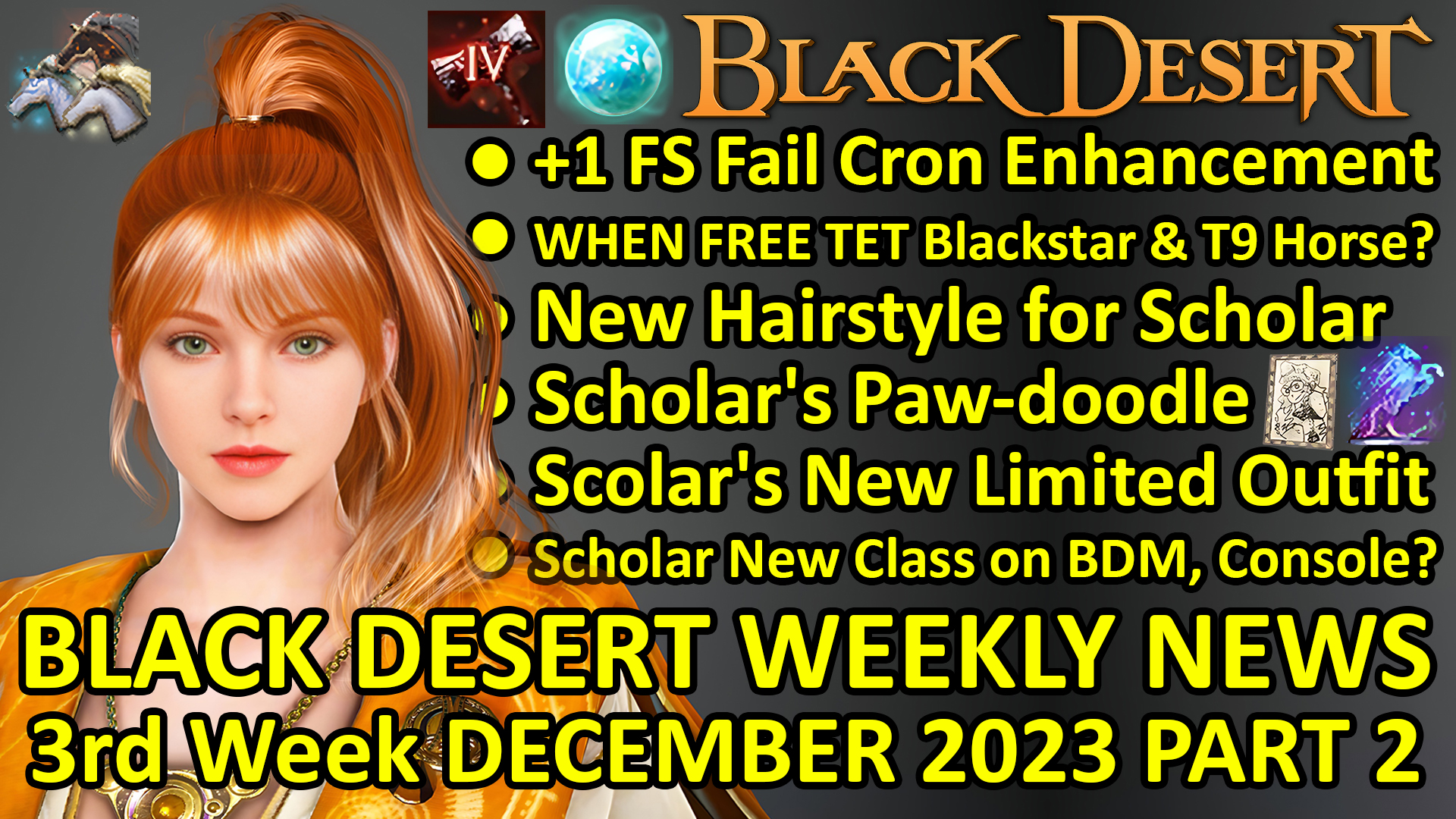 [Game Play] +1 Failstack from Failed Cron Stone Enhancement, Schedule ...