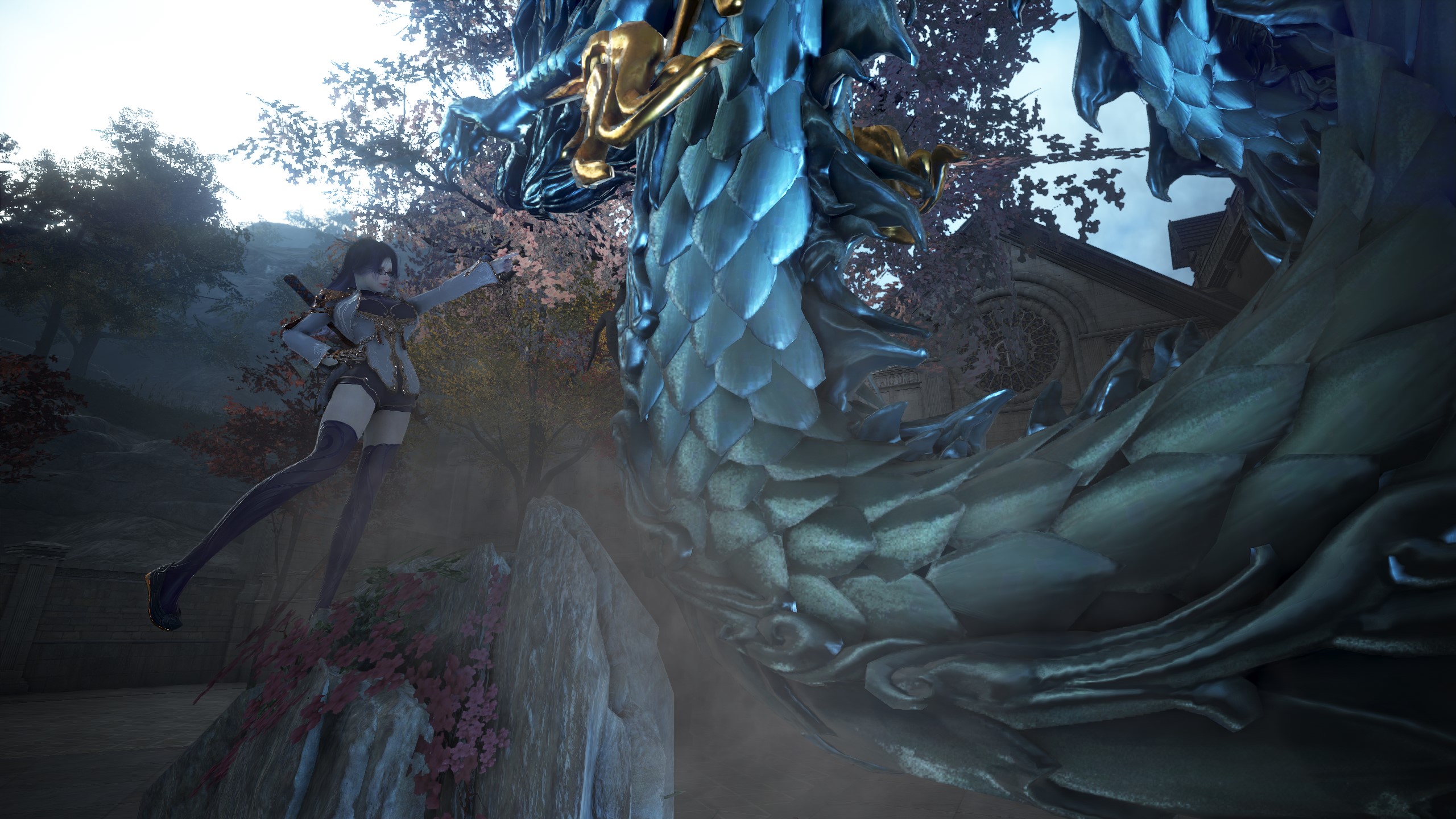 [Screenshots & Clips] [Azure Dragon] Feeding the Dragon amidst Cherry ...