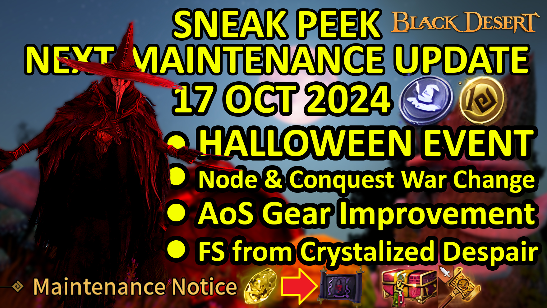 [Game Play] SNEAK PEEK | HALLOWEEN EVENT, Failstack from Crystalized ...