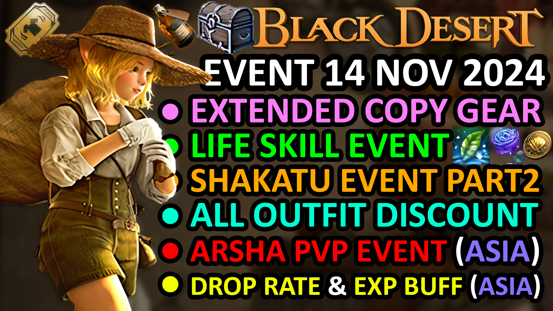 [Game Play] EXTENDED COPY GEAR, ALL OUTFIT SALE, LIFE SKILL EVENT ...