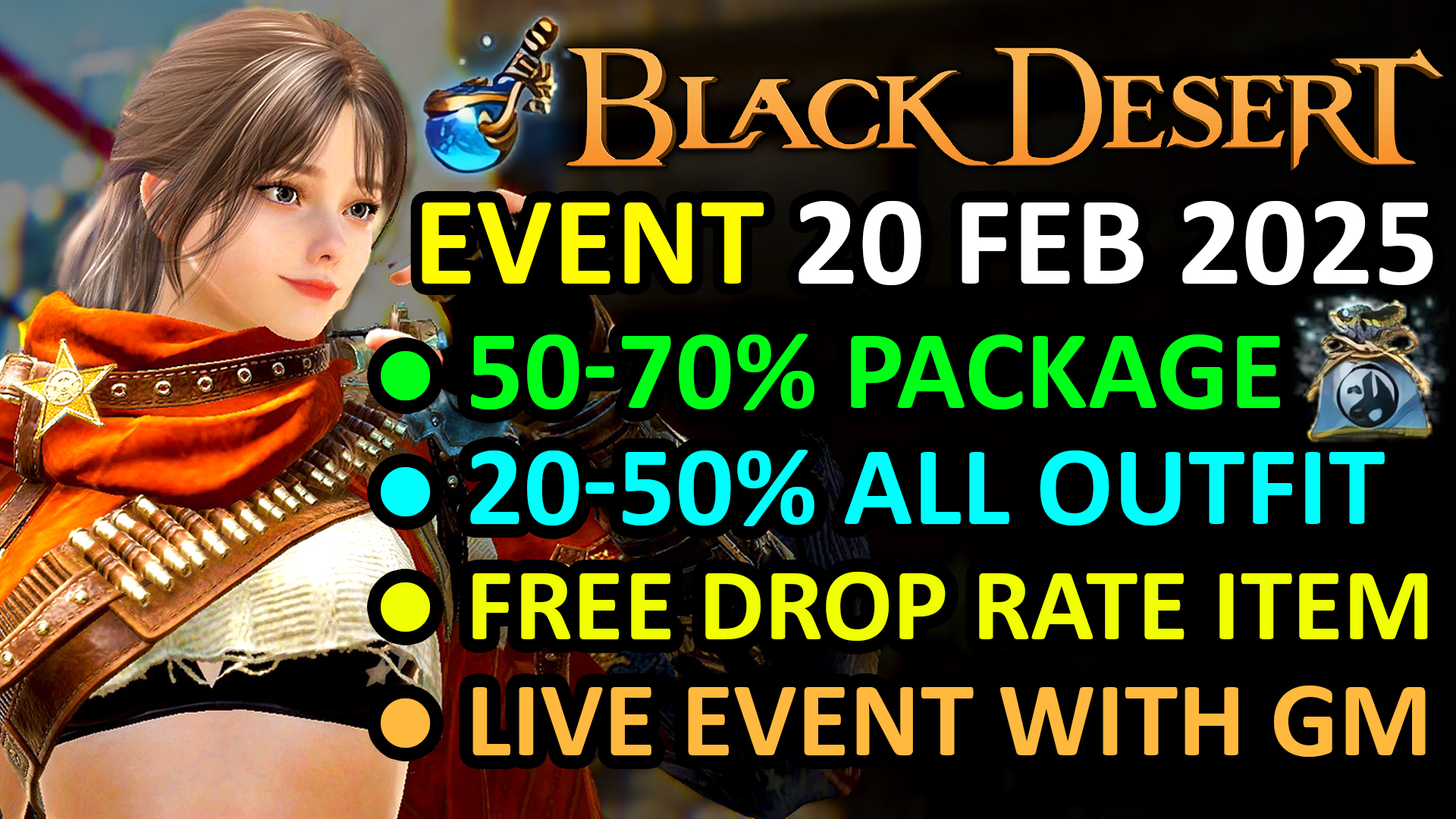 [Game Play] EVENT | FREE DROP RATE ITEM, 50-70% Package, 20-50% All ...