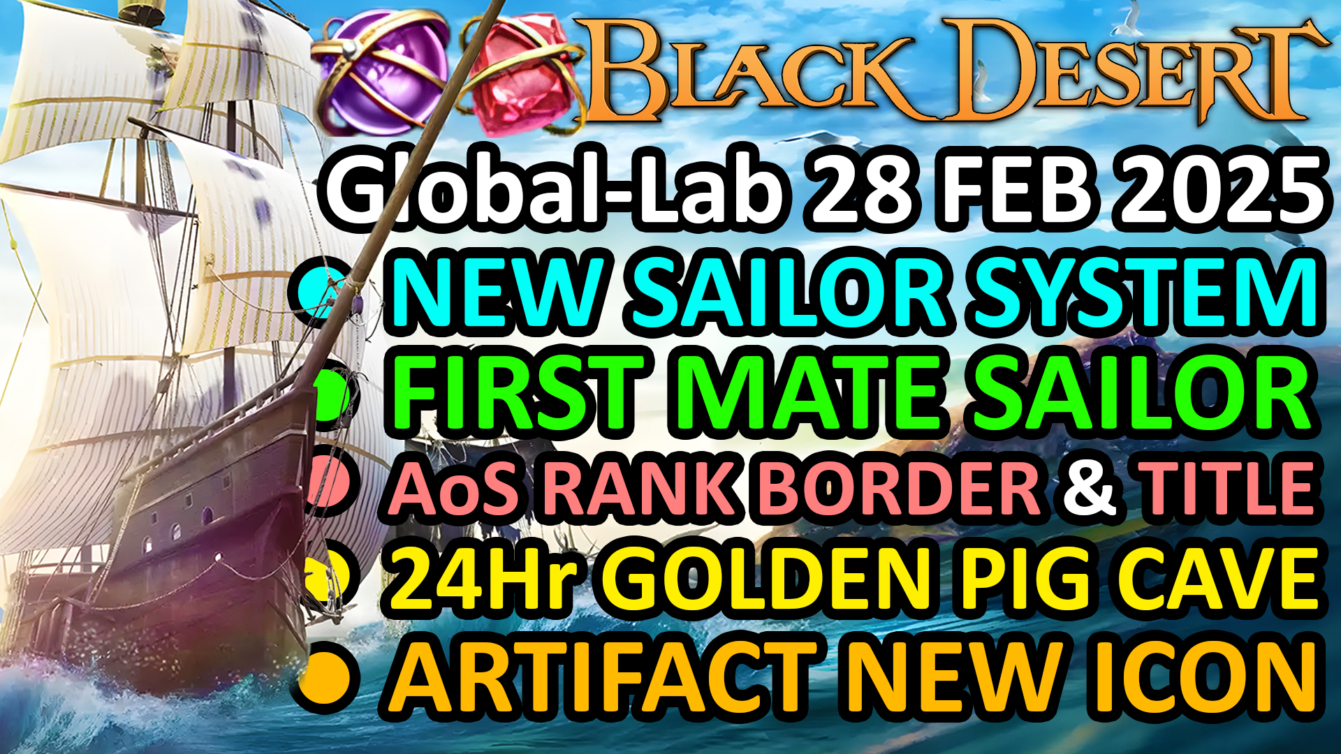 [Game Play] NEW SAILOR SYSTEM & FIRST MATE SAILOR, Fortune's Golden Pig ...