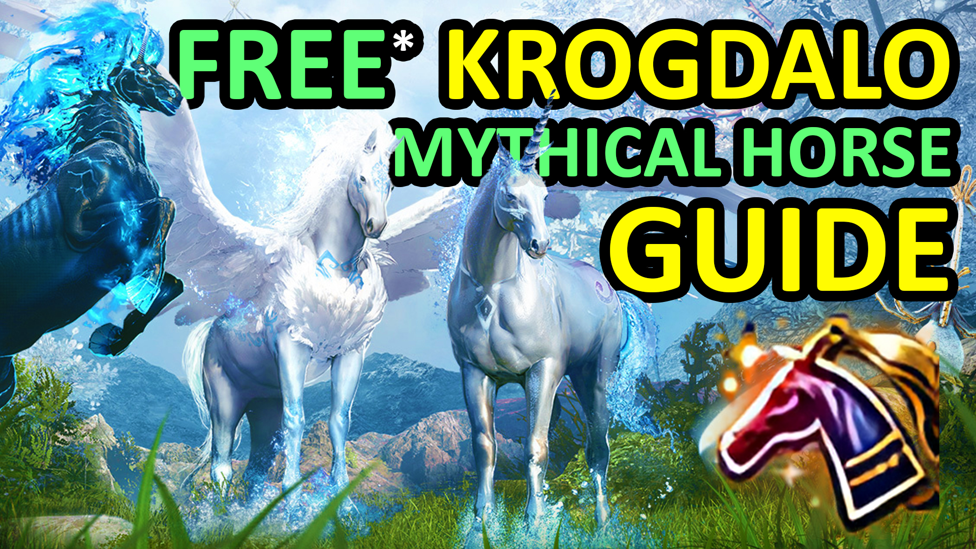 [Game Play] FREE* MYTHICAL HORSE KROGDALO GUIDE (Tier 11*) Black Desert ...