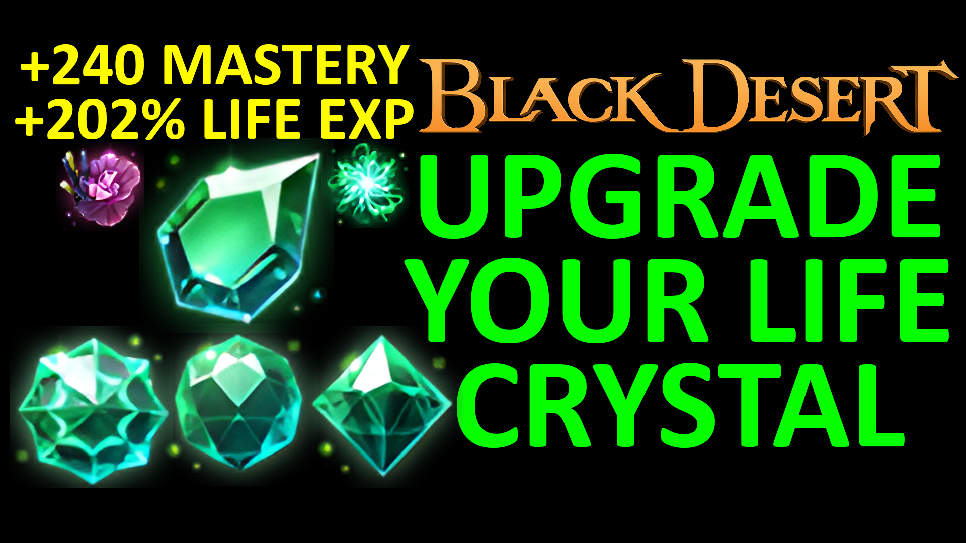 [Game Play] NEW BEST LIFE SKILL CRYSTAL CRAFTING GUIDE, +240 MASTERY & +202% LIFE EXP (Crystal ...