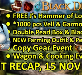 [Game Play] EVENT | FREE J's Hammer of Loyalty, 1000 pcs Vell & Garmoth Heart, Double Pearl Box ...
