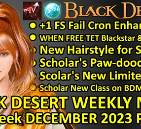 [Game Play] +1 Failstack from Failed Cron Stone Enhancement, Schedule Release FREE TET Blackstar ...