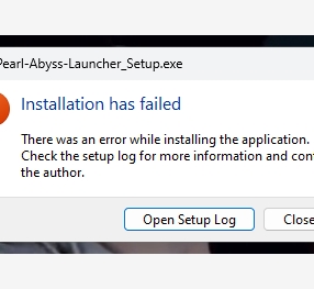 [การเล่นเกมทั่วไป] pearl abyss launcher error ติดตั้งไม่ได้ครับ