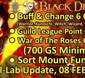 [Game Play] Class Buff & Change (6 Class), (700 GS) War of The Roses ...