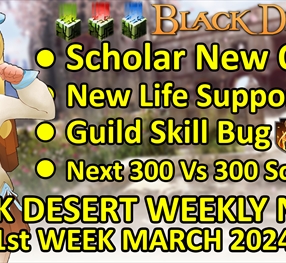 [Game Play] New Life Support Box, Guild Skill Bug, Scholar New Outfit ...